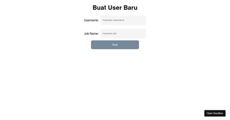 React Post Example Codesandbox