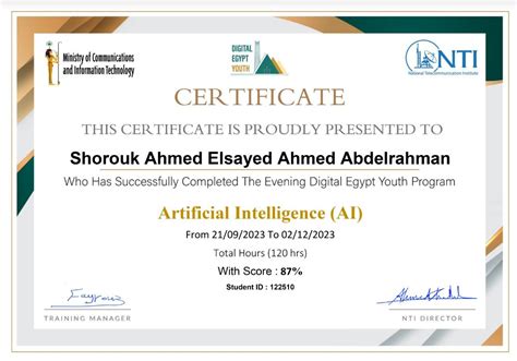 Shorouk Ahmed On Linkedin Im Thrilled To Share That Ive Successfully