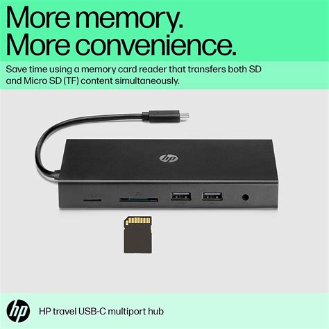Buy HP Travel USB Type C To USB Type A VGA Port LAN Port SD Card Slot MicroSD Card