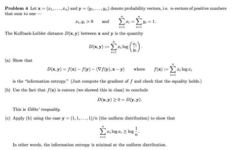 Solved Problem 4 Let X X1 Xn And Y Y1 Chegg Com