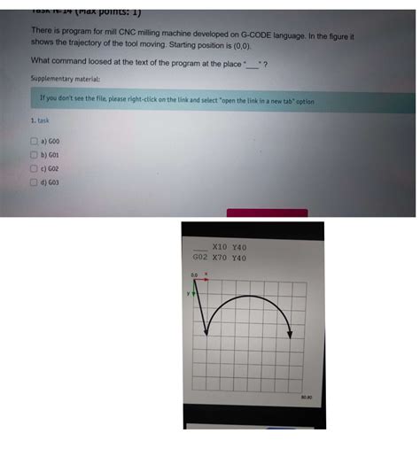 Solved There Is Program For Mill Cnc Milling Machine