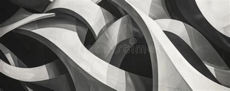 Modern Art Mural Wallpaper Background Featuring A Mix Of Angular And