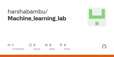 Github Harshabambumachinelearninglab