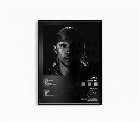 Jme Grime Mc Album Poster Rapper Posters
