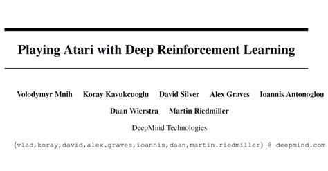 [3 rl theory dqn 3] 使用深度强化学习玩atari 知乎