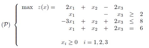 Linear Programming Canonical Form Simplex Method Mathematics Stack