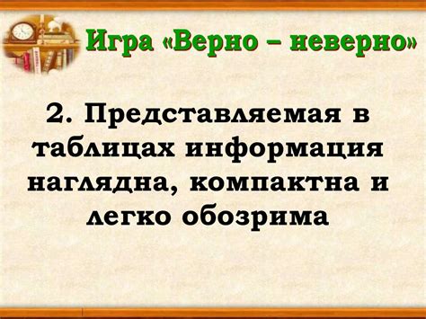 Игра "Верно - не верно" - презентация онлайн