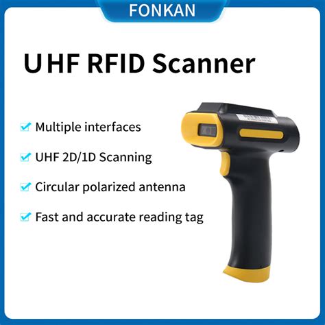 Jual FONKAN UHF RFID Handheld Reader Bluetooth Scanner RFID UHF Shopee Indonesia