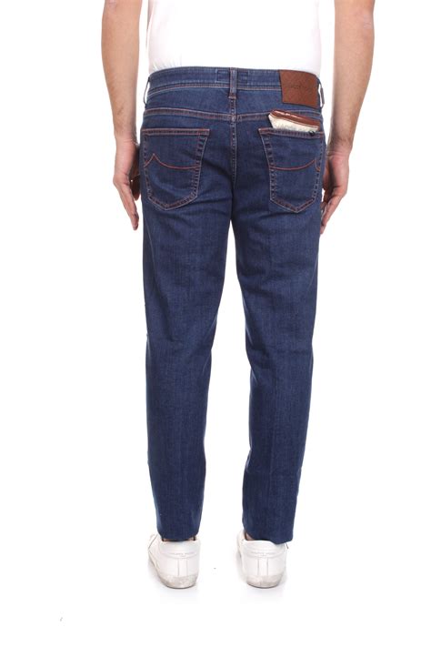Jacob Cohen Scott Slim Dark Blue Jeans Michi Damato