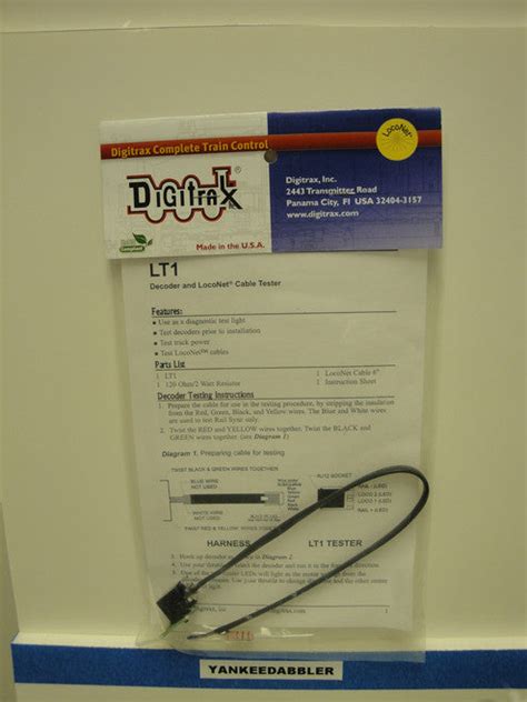 lt1 digitrax decoder and loco net tester scale all part 245 lt1