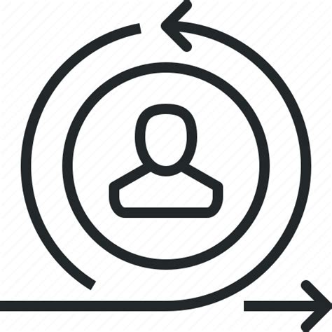 Customer Engagement Retention Return Returning User Visitor Icon