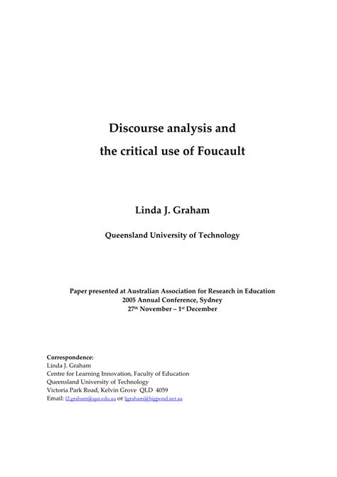Pdf The Product Of Text And Other Statements Discourse Analysis
