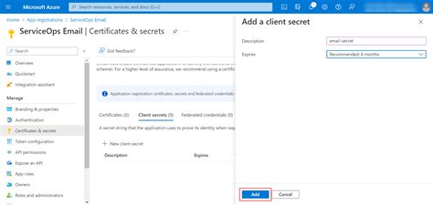 Configuring Microsoft Azure For OAuth ServiceOps