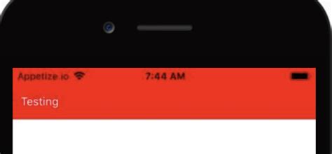 Reactjs Change Status Bar Color On IOS And Android In React Native Stack Overflow