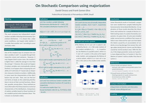 Pdf On Stochastic Comparison Using Majorization
