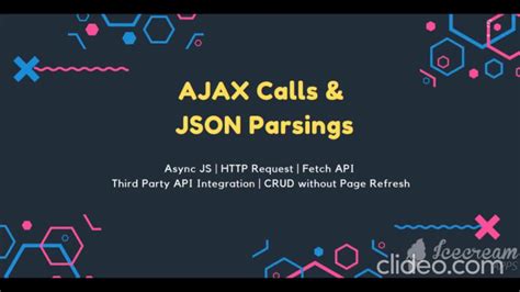 Do Ajax Calls Json Parsings And Api Integration By Souravmalo Fiverr