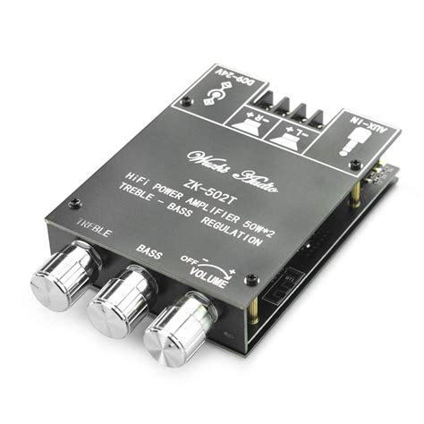 Dfrobot Bass Treble Bluetooth Amplifier 50w2 Opencircuit