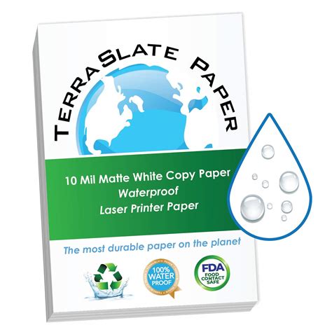 Mua Terraslate Premium Rainweatherwaterproof Paper 10 Mil 85 X 11