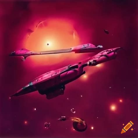 70s Sci Fi Propulsion Art Pastille Pink On Craiyon