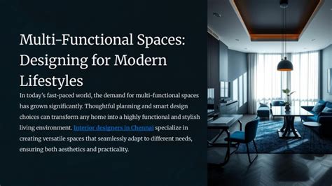 Ppt Multi Functional Spaces Designing For Modern Lifestyles Powerpoint Presentation Id14064887
