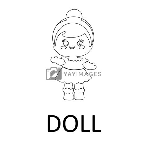 Doll Clipart Black And White
