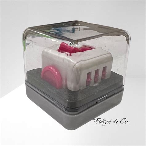 6 Sided Fidget Cube With Protective Displaycase Fidget And Co