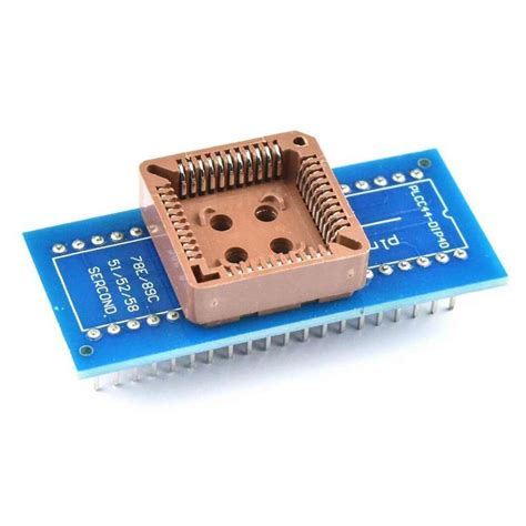 Plcc44 To Dip40 Pitch 1 27mm Ic Programmer Adapter Makers Electronics