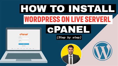 Wordpress Install On Live Server Cpanel For Beginner Youtube