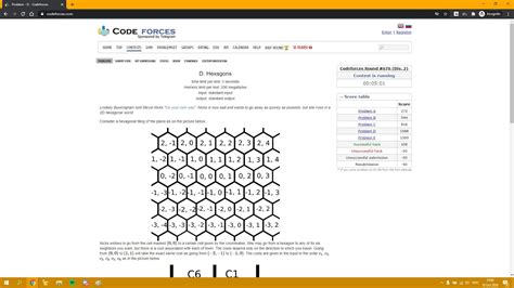 codeforces round 676 div 2 d hexagons video tutorial youtube