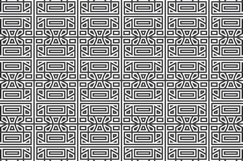 Premium Vector Abstract Geometric Shape Seamless Pattern