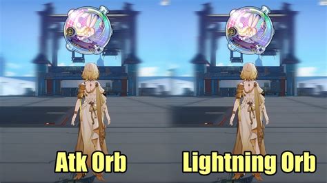 Aglaea Lightning Damage Orb Vs Atk Orb Hsr Youtube