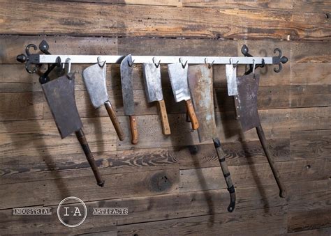 Antique Butcher Meat Hook Rack 2024117257