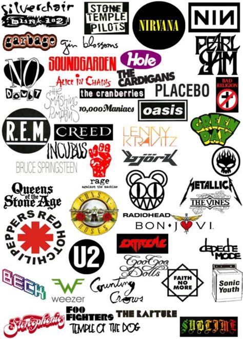 Band Logos And Names At William Woodard Blog