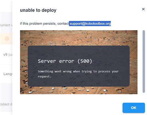 Getting Server Error While Using Cascading Form Building