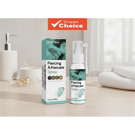 Ear Piercing Aftercare Solution Minimize Allergy Swelling Disinfecting