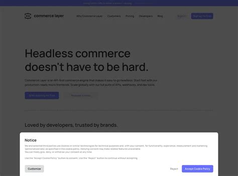 Gatsby Commerce By Commercelayer A Gatsby Template Built At Lightspeed