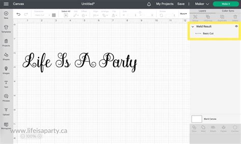 How To Connect Cursive Letters On Cricut Life Is A Party