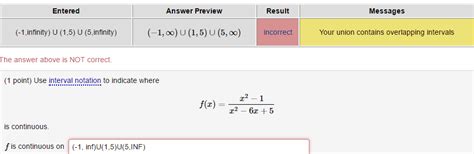 solved use interval notation to indicate where f x