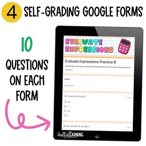 order of operations and evaluating expressions worksheets and practice