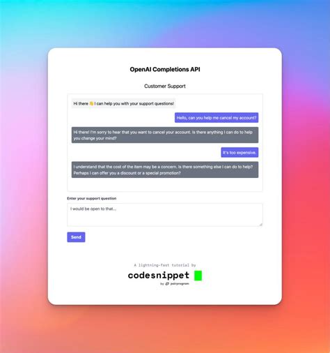 Ali Jobe On Linkedin Openai Completions Api Tutorial Build A Simple Ai Project