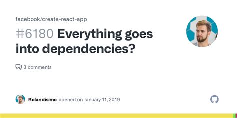 Everything Goes Into Dependencies · Issue 6180 · Facebookcreate