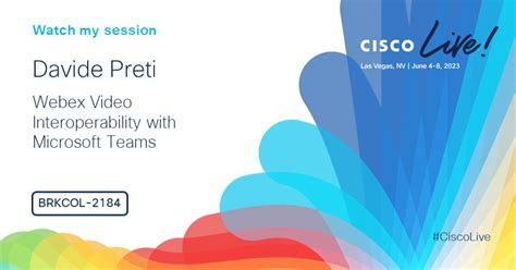 Davide Preti On Linkedin Cisco Microsoftteams Webrtc Collaboration