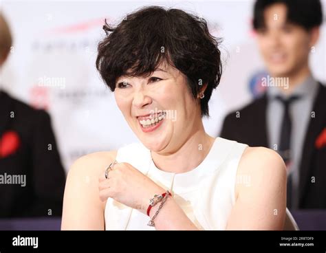 Tokyo Japan 22nd June 2023 Japanese Actress Shinobu Terajima Smiles