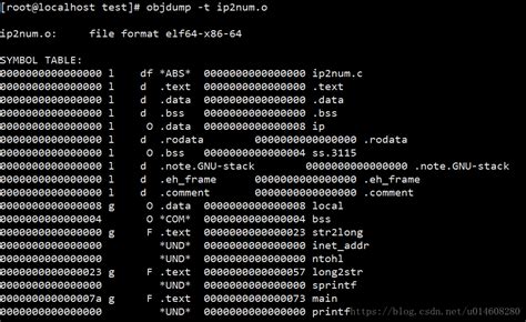readelf nm objdump 命令详解 readelf objdump nm csdn博客
