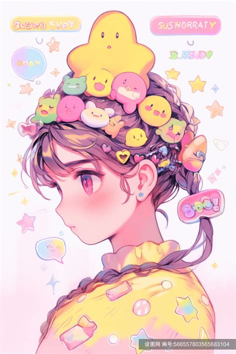 清新黄色活力扁平风多巴胺女孩穿搭人物插画png下载 编号566557803565683104 设图网