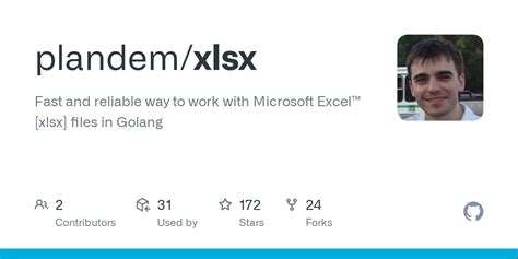 Github Plandem Xlsx Fast And Reliable Way To Work With Microsoft Excel Xlsx Files In Golang