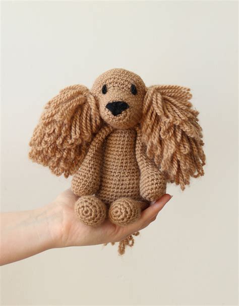Crochet Cocker Spaniel Amigurumi Kit British Wool Toft