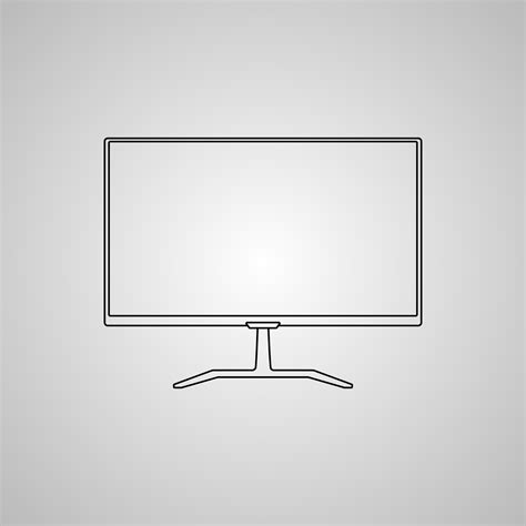 Computer Display Screen Computer Monitor 34886320 Vector Art At Vecteezy