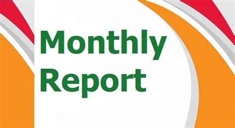 12 Monthly Report Templates Word Excel Formats
