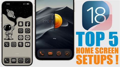 Top 5 IOS 18 Home Screen Setups HOW TO Make Them YouTube